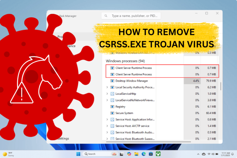 How to Remove CSRSS.exe Trojan Virus - The Run Time