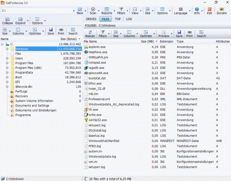 10 Best Disk Space Analyzer for Windows in 2025 - The Run Time